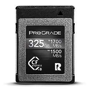 ProGrade Digital Memory Card - CFexpress Type B for Cameras | Optimized for Express Transfer of Files & Large Storage | 325GB Cobalt Series