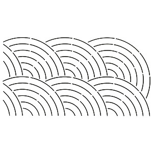 Quilting Creations Bishops Fan Quilt Stencil