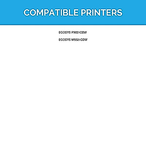 LD Compatible Toner Cartridge Replacement for Kyocera TK-5232K 1T02R90US0 (Black)