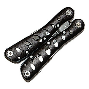 Tools of Life® Multitool Deluxe Black-Multi Tool Pouch Folding Hand Tool, Multifunction, Multipurpose Survival Tool with Gift Box