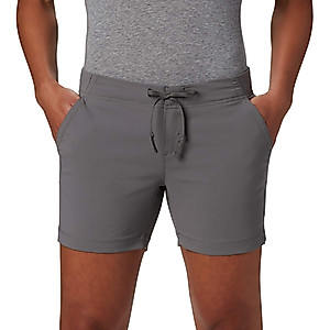 Columbia Women's Anytime Outdoor Short Shorts, City Grey, 4x5