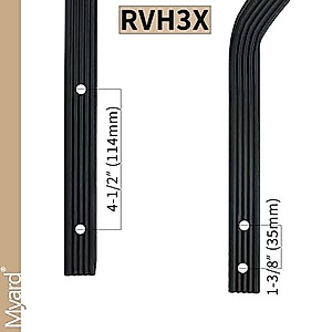 Myard Grooved Handrail RVH3X for 3 Step Above 2nd Generation RV Entry Steps, Replacement for MORryde STP214-121H