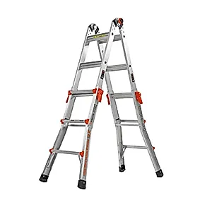 Little Giant Ladder Systems, Velocity, M13, 13 Ft, Multi-Position Ladder, Aluminum, Type 1A, 300 lbs Weight Rating, (15413-001)