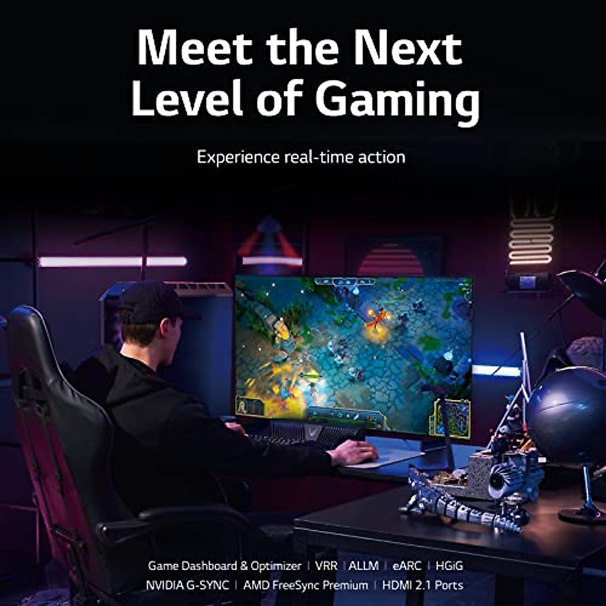 LG 55-Inch Class OLED evo C2 Series Alexa built-in 4K Smart TV, 120Hz Refresh Rate, AI-Powered 4K, Dolby Vision IQ and Dolby Atmos, WiSA Ready, Cloud Gaming (OLED55C2PUA, 2022) (Renewed)