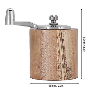 Spices Mill Grinding Pepper Grinding Tool Long Crank Design For Home Restaurant Outdoor Barbecue Grind Herbs Sea Salt Pepper Spices