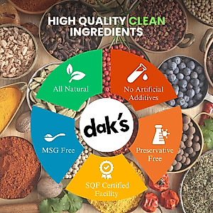 DAK's Spices Kaboom Mouth Watering Seasoning Blend | 100% Salt & Sugar Free | Premium & Healthy Seasoning | MSG Free, Preservative Free, Potassium Chloride Free | Low Carb & Keto Friendly | Perfect for Clean Eating & Adding Flavor to Recipes | 1.5 oz