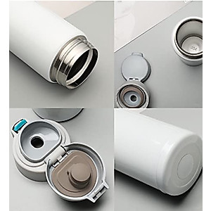 Vacuum Water Bottle Stainless-Steel Water Bottle Keep temperature hot-cold Bottle Travel Coffee (Black)