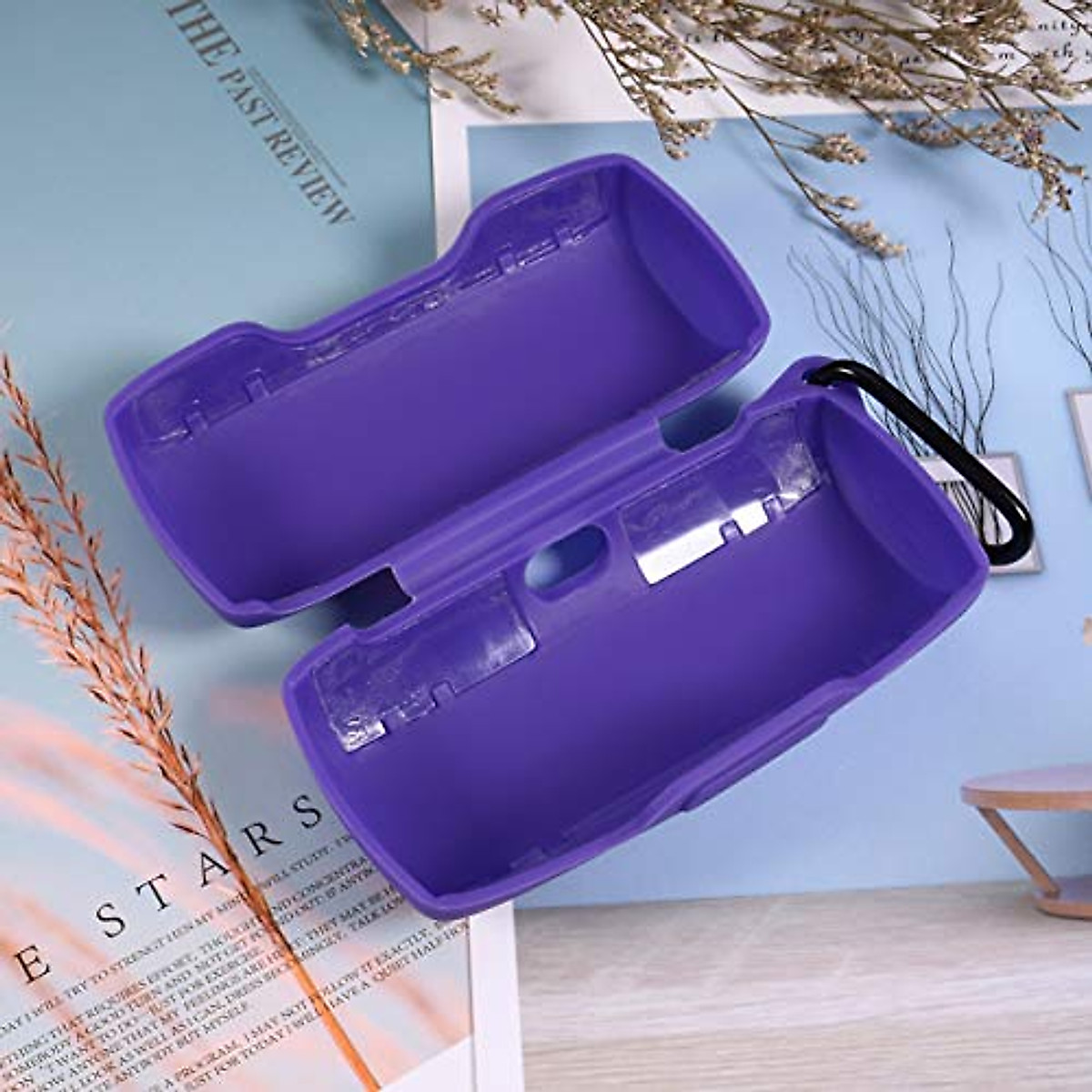Headphone Cases Silicone Wireless Headset Box Scratch Resistant Shockproof Earphone Protective Case Compatible for Bose Free (Purple)