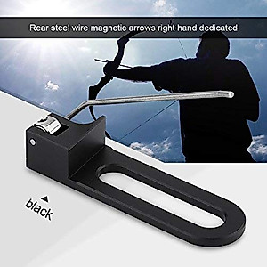 Dioche Professional Aluminum Archery Arrow Rest, 3 Colors Archery Magnetic Arrow Rest for Right Hand