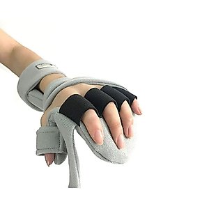 Finger Training Board for Prevent Flexion Contractures & Deformity - Finger Orthotics for Stroke,Hemiplegia & Traumatic Brain Injury,LeftHand