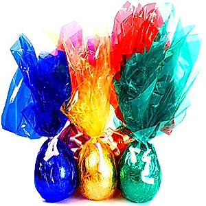 104 Pieces Cello Sheets Cellophane Wraps for DIY Arts Crafts Decoration (6 x 8 Inch)