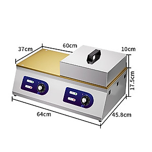 Commercial Souffle Machine, 1500W Electric Souffle Pastry Machine, Temperature Range 50~300°C, With Non-Stick Copper Heating Plate, Cake Baker Equipment, For Restaurants, Bakeries
