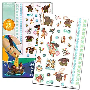 Disney Princess Backpack and Lunch Box Set for Girls Kids ~ Deluxe 16" Princess Backpack with Lunch Bag, Water Pouch, Moana Tattoos, Sofia Stickers (Disney Princess School Supplies)