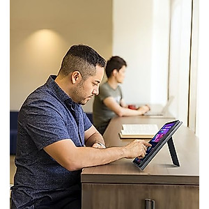 Anpredo Case for Galaxy Tab A8 10.5 Inch 2022, Hand Strap, Card Slots, Business Folio Stand Protective Smart Cover for Samsung A8 Tablet Model SM-X200/X205/X207, Black