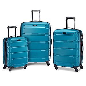 Samsonite Omni PC Hardside Expandable Luggage with Spinner Wheels, Carry-On 20-Inch, Caribbean Blue