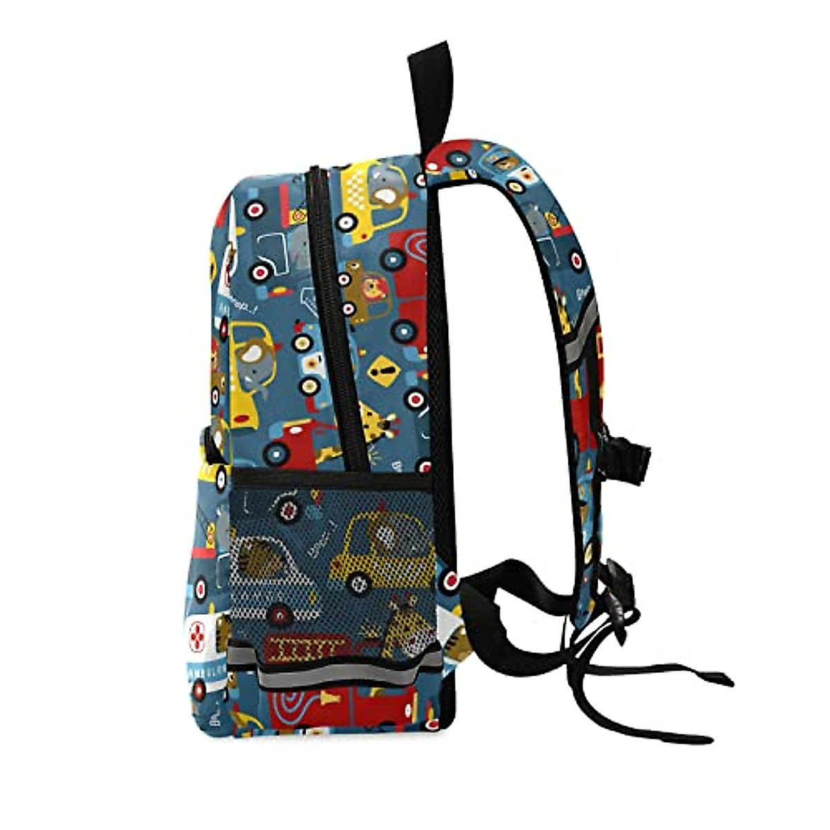 Forest Animal Car Truck Toddler Backpack for Kids Boy Girls Age 3-6, Preschool Mini Backpack with Leash