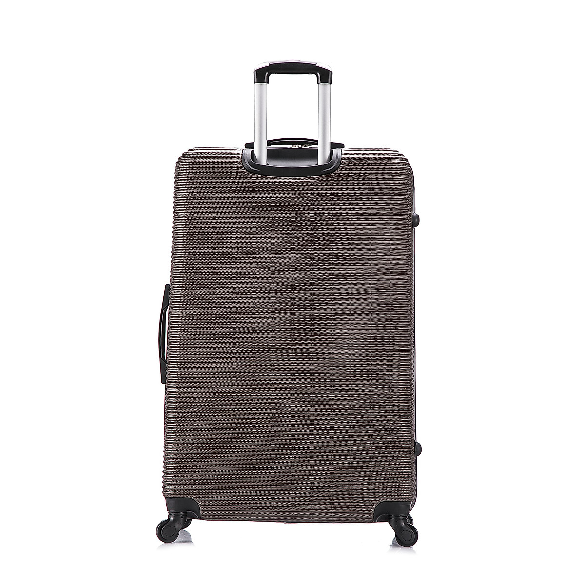 InUSA ROYAL Hardside Spinner Luggage with Ergonomic Handles | Spacious Travel Suitcase with Four Spinner Wheels and Studs | 32 Inch Extra Large Spinner Luggage | Brown