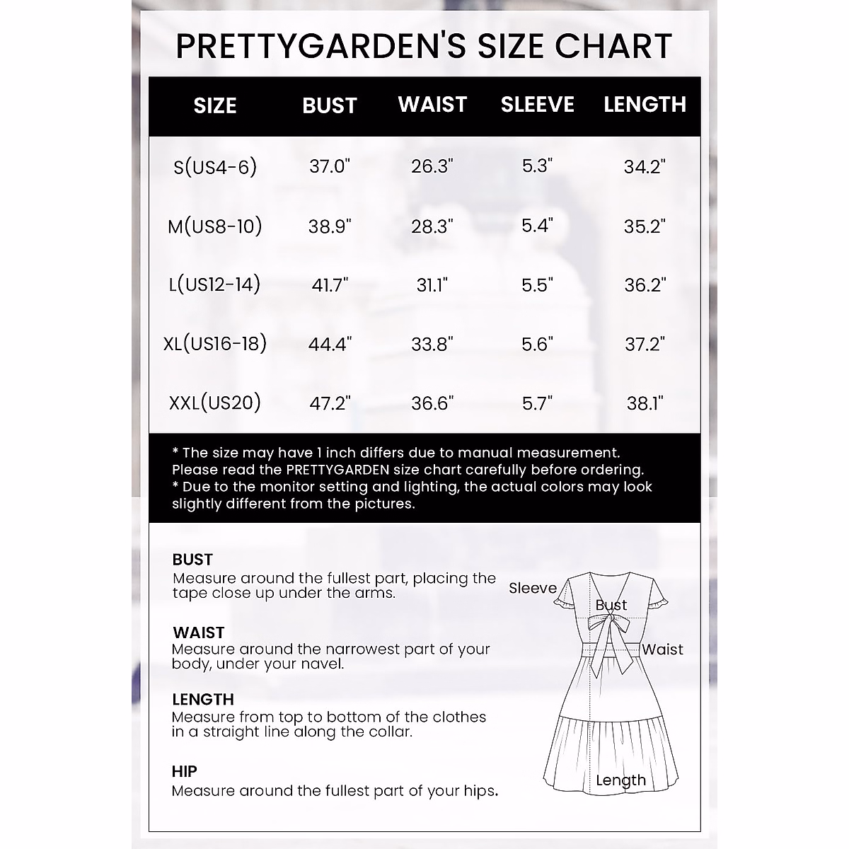 PRETTYGARDEN Women's 2024 Summer Swing Mini Dress V Neck Short Sleeve Ruffle Tiered Layer A-Line Short Bow Dress(Floral White,Large)
