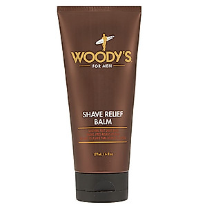 Woody's Shave Relief Balm, Soothing Treatment Calms & Heals Post-Shave Skin, 6 Oz
