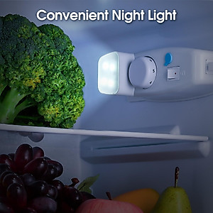 Anypro Fridge with Bottom Freezer and Drawer, 4.1 Cu.Ft Double Door Refrigerator with 7 Adjustable Temperature Settings for Bedroom, Dorm, Office, Apartment, Large Capacity, Black