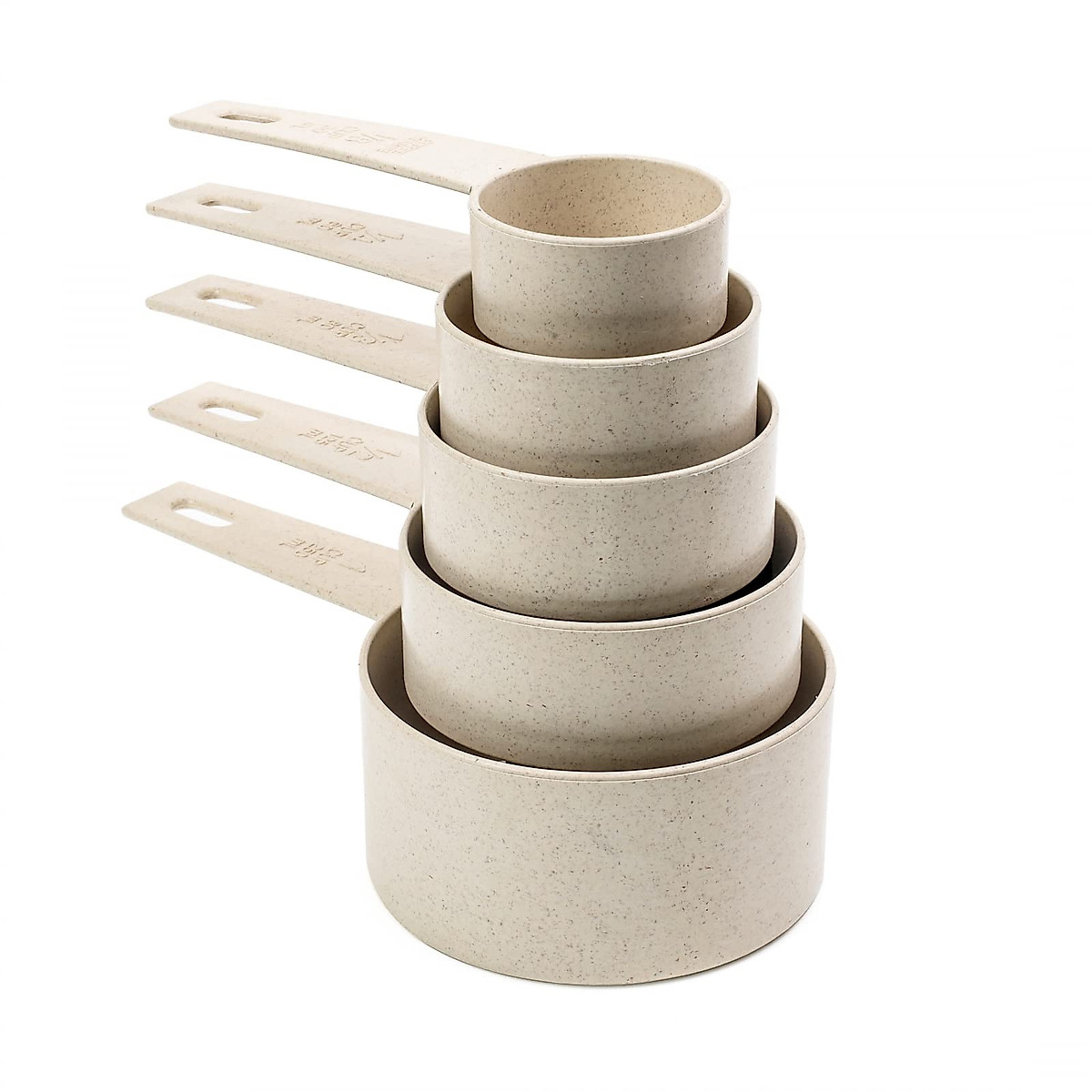 Beille Cream Wheat Straw Measuring Cups Spoons Set Cooking Baking Tools 10pc