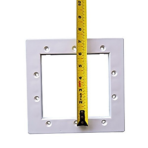 10 Hole Swimming Pool Skimmer Faceplate and Gasket Set (8.4 inches)