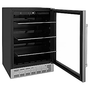 Z Line Kitchen and Bath ZLINE 24" Monument 154 Can Beverage Fridge in Stainless Steel (RBV-US-24)