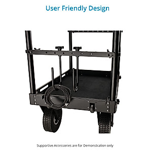 PROAIM Cable Holder Hooks/Hangers for Camera Carts. Helps Organizing Cables/Headphones/Bags/Accessories etc. Durable, Versatile, Quick Swivel, Easy Setup (VCTR-CH)