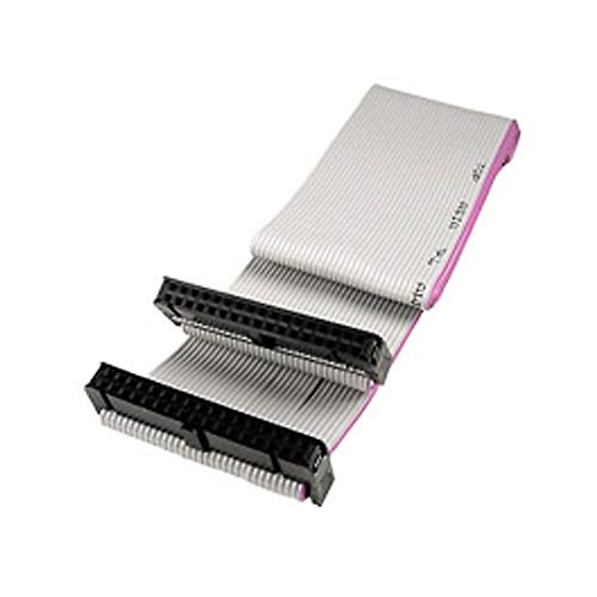 New Internal Floppy Disk Drive (White) 1.44 MB 3.5-inch Floppy Disk Drive with Bundle 18 inch Dual Drive Ultra ATA IDE Hard Drive Cable - IDE/EIDE Cable - UDMA 66/100-40 pin