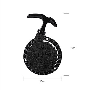 Pull Start Recoil Starter Mini Pocket Pull Start Assembly Manual Pull Start Mototec 50cc Pull Start Fit for 49CC 50cc Pocket Bike Dirt Bike Motorcycle ATV Moto Quad