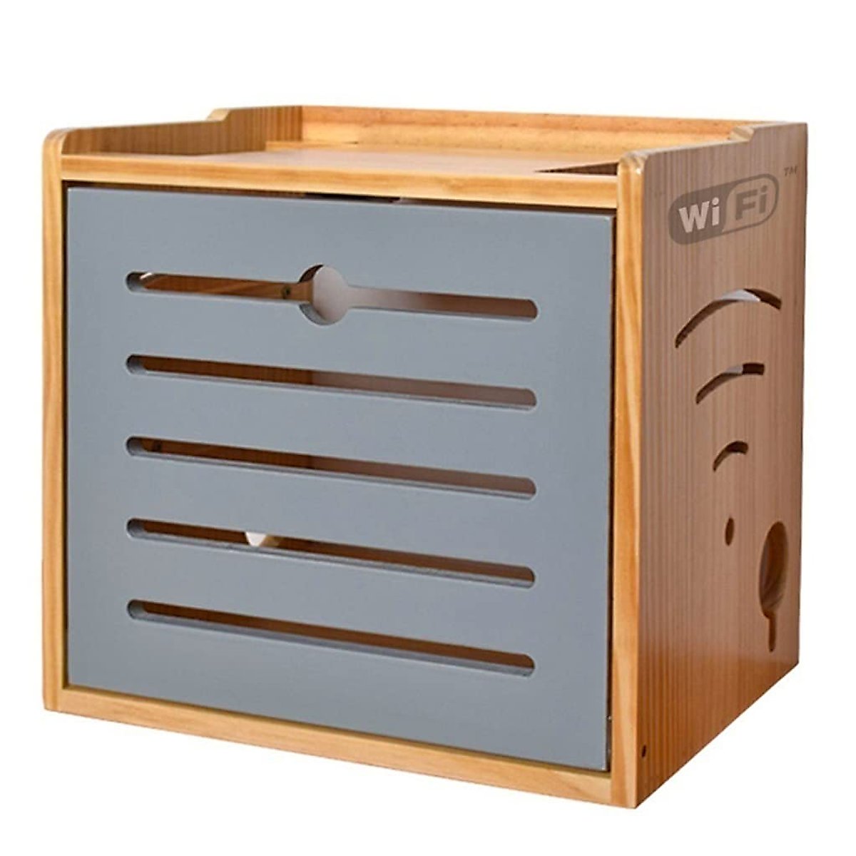 Wireless WiFi Router Storage Box WiFi Set-top Box TV Accessories Rack Office Desktop Storage Box Large Capacity Storage Box