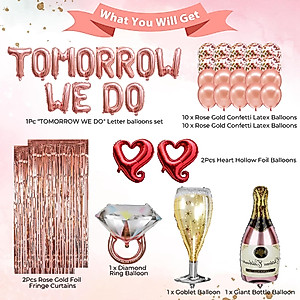 Wedding Rehearsal Dinner Decorations Rehearsal Dinner Decor One Day Away The Night Before Wedding Rehearsal Decorations Tomorrow We Do Balloons Banner Bridal Shower Engagement Wedding Rehearsal Decor