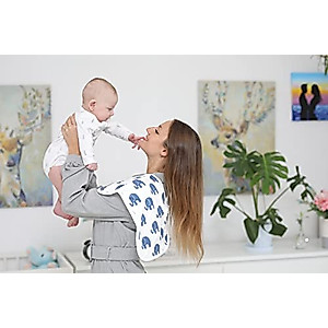 Burp Cloths for Baby Boy & Girl - Ultra Absorbent Burping Cloth Rags - Anti Shrink Unisex Burpy Clothes - Super Soft Jersey Cotton, Large 21"x10" - Thick for Newborn Cloth Diapers - 6 Pack