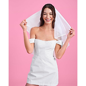 xo, Fetti Bridal Veil | Bachelorette Party Decorations, Bride To Be Gift, Bridal Shower, Wedding