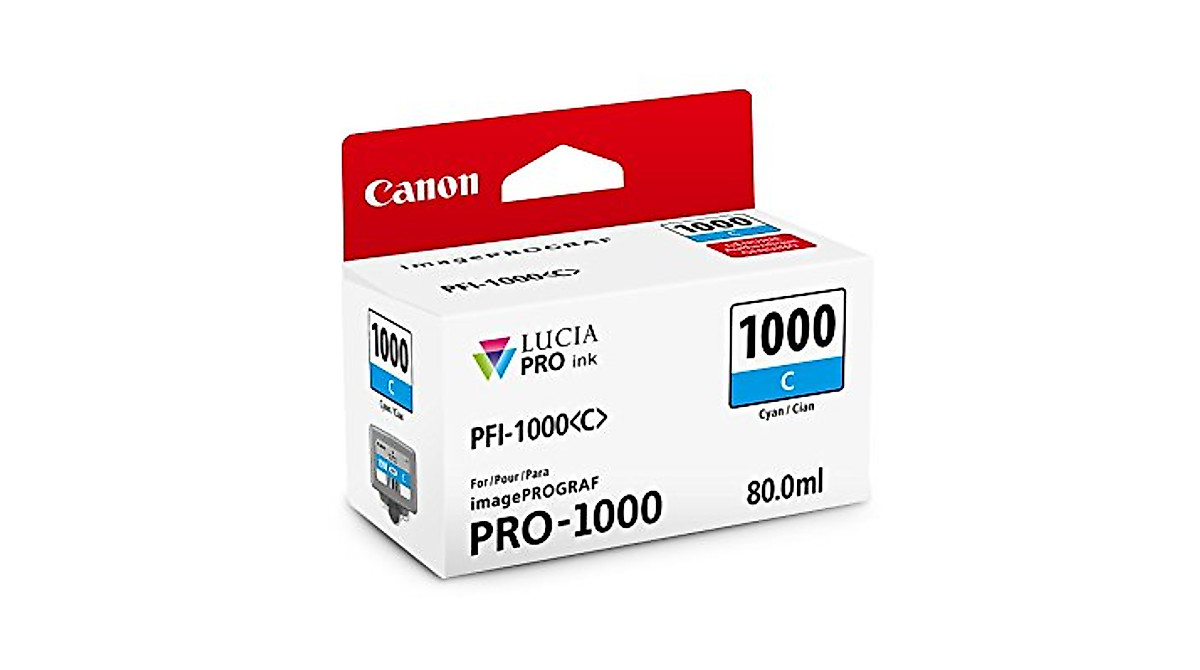 CanonInk Lucia PRO PFI-1000 Cyan Individual Ink Tank — 🛍️ The Retail Market