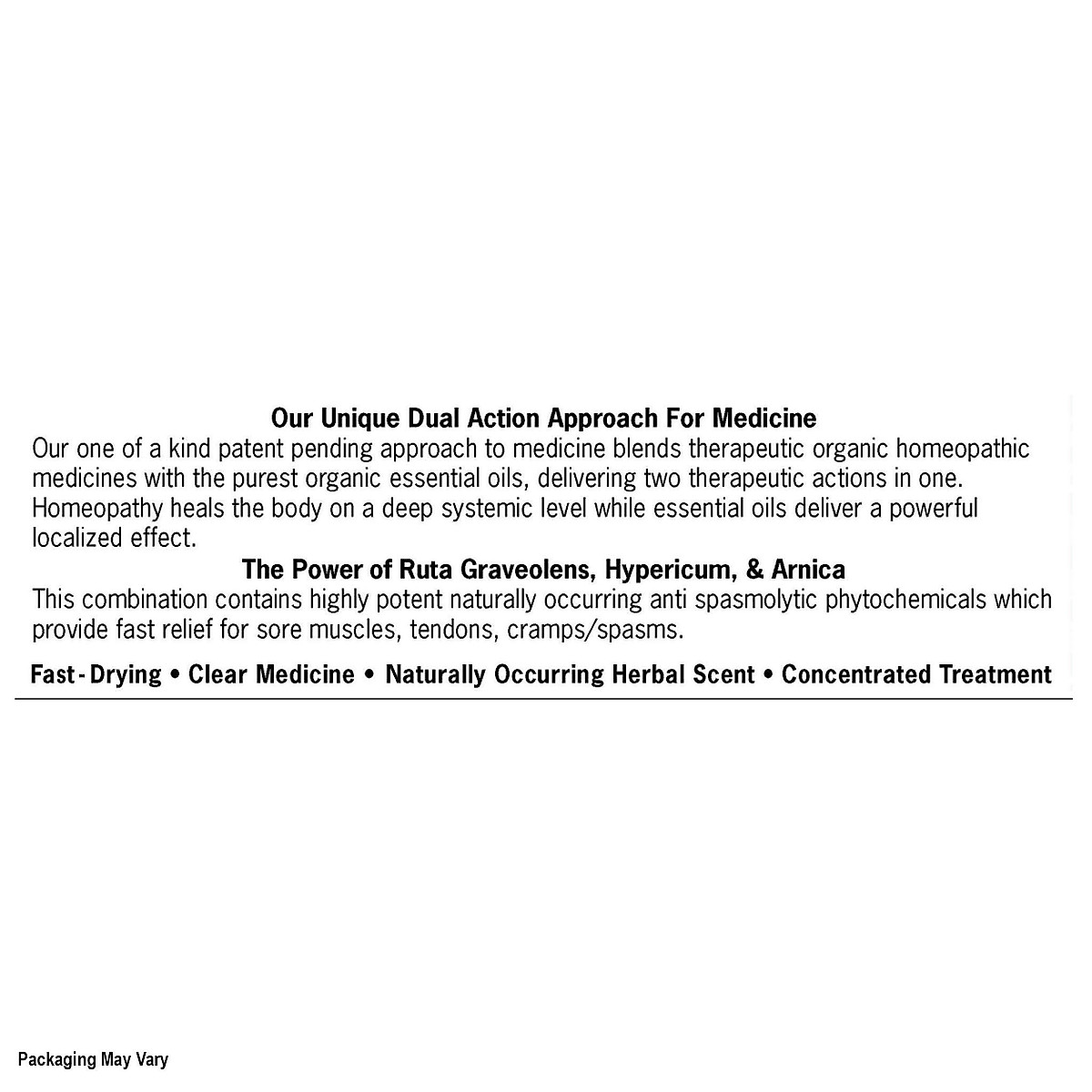 Forces of Nature - Natural, Organic Muscle Pain Relief (4ml) (Packaging May Vary)