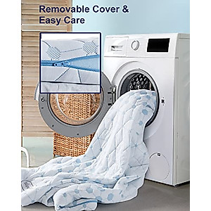 Sleepmax 4 Inch Firm Mattress Topper Full - Gel Memory Foam Mattress Topper - High Density Foam Mattress Pad for Back Pain, Firm Foam Bed Topper with Removable Cover