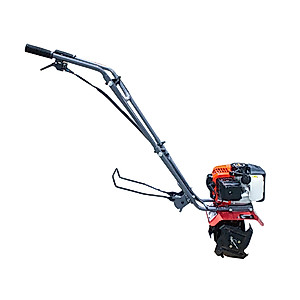 Thunderbay Cultivator 2Cycle 52cc Gas Powered Tiller w/Adjustable 4 Steel Tines Small Rototiller