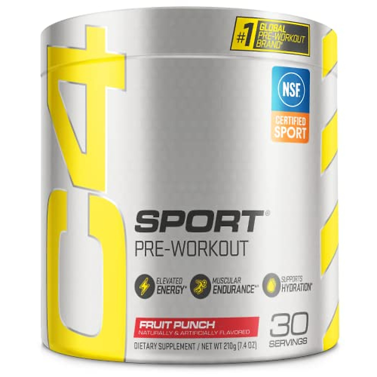 Cellucor C4 Sport Pre Workout Powder Fruit Punch - NSF Certified for Sport | 30 Servings, Packaging may vary.