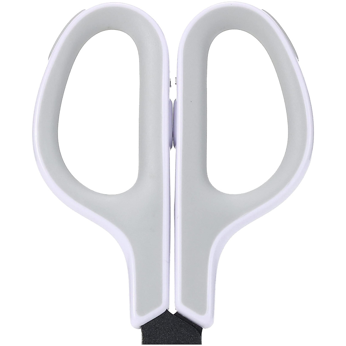 Plus SC-175SF SC-175SF Scissors, Fit Cut Curve, Fluorine Coat, Adhesive Tape, Glue, Non-Cling, White/Gray