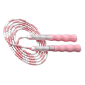 INOOMP 5pcs bamboo skipping rope fitness jump rope beaded jump rope jump rope for adults kids jump rope skipping jump rope jump rope for kids 8-12 girls jump rope adjustable jumping rope