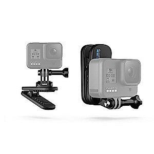 GoPro Travel Kit: Includes Magnetic Swivel Clip, Shorty, and Compact Case - Official GoPro Product, AKTTR-002