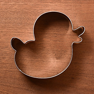 LILIAO Teddy Bear & Duck Cookie Cutters Kids, Baby Shower Biscuit Bread Sandwich Cutters, Stainless Steel