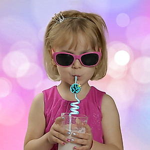 24 Pieces Christmas 90s Theme Straws 90's Rock Disco Party Supplies 1990's Retro Plastic Drinking Straws 90's Party Decorations for Birthday Disco Dancing Parties 8 Styles, 8 Colors