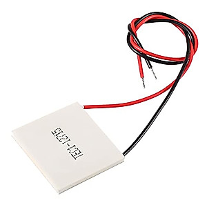 5Pcs TEC1-12715 Heatsink 108W 12V-15.4V Thermoelectric Cooler 40mmX40mm Cooling Peltier Plate Module for Semiconductor Thermoelectric Heatsink Generation