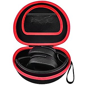 Headphone Case Compatible with Skullcandy Crusher/Hesh/Evo Wireless Over-Ear Bluetooth Headphones and More Foldable Headset Earphones, Hard Shell Earphone Protector Organizer Bag Pouch - Box Only
