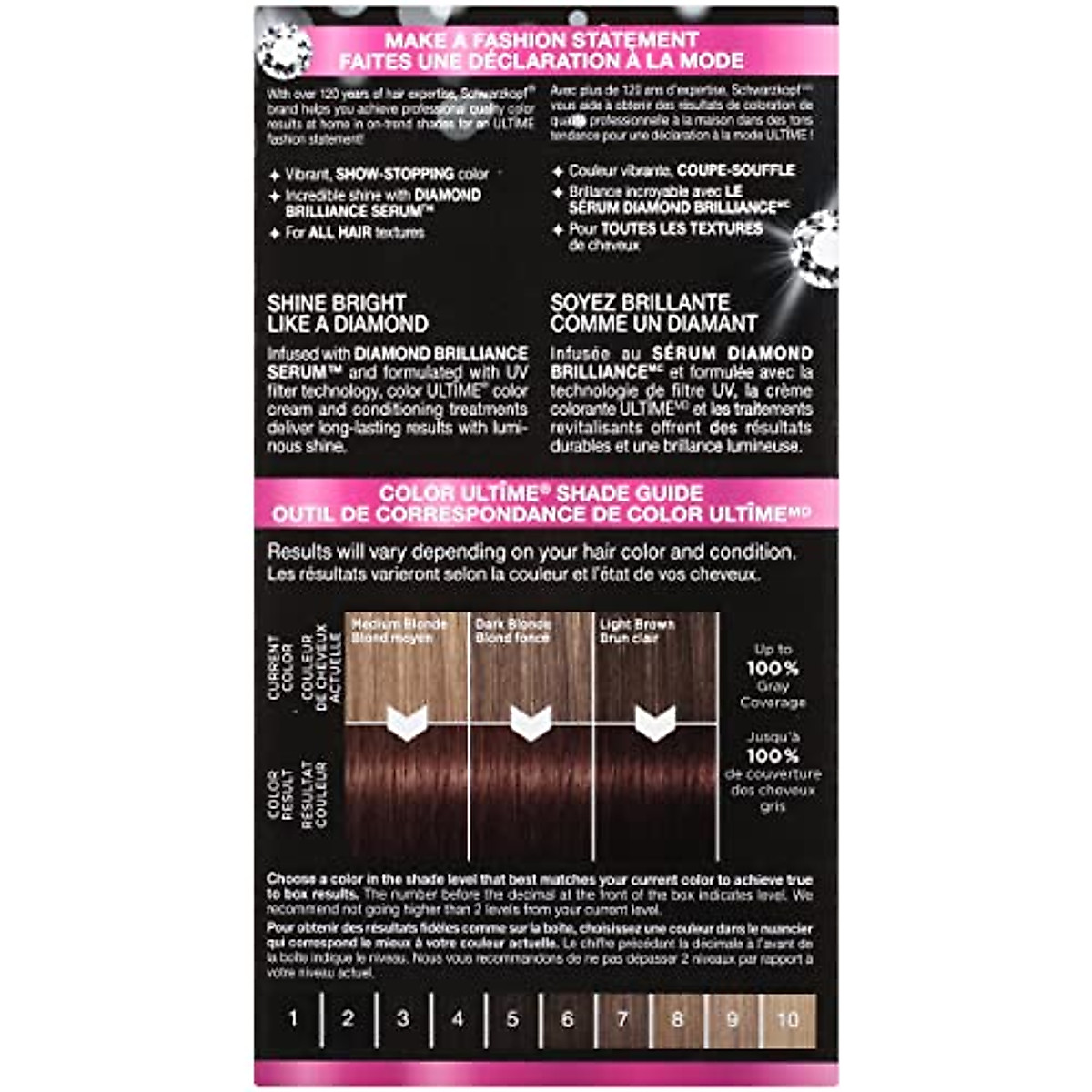 Schwarzkopf Color Ultime Permanent Hair Color Cream, 6.82 Bronze