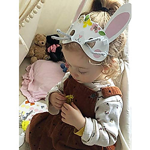 Talking Tables Easter Mask Making Craft Kit for Kids - Pack of 6 | Children Art Supplies, Fun Activities, Decorate for an Egg Hunt, Parade, Creative Gift (TSBUNNY-Masks)
