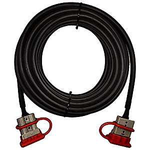 SolarEnz 30' Anderson Connector Extension Cable For Portable Solar Panel Kit and Battery Charge 12AWG