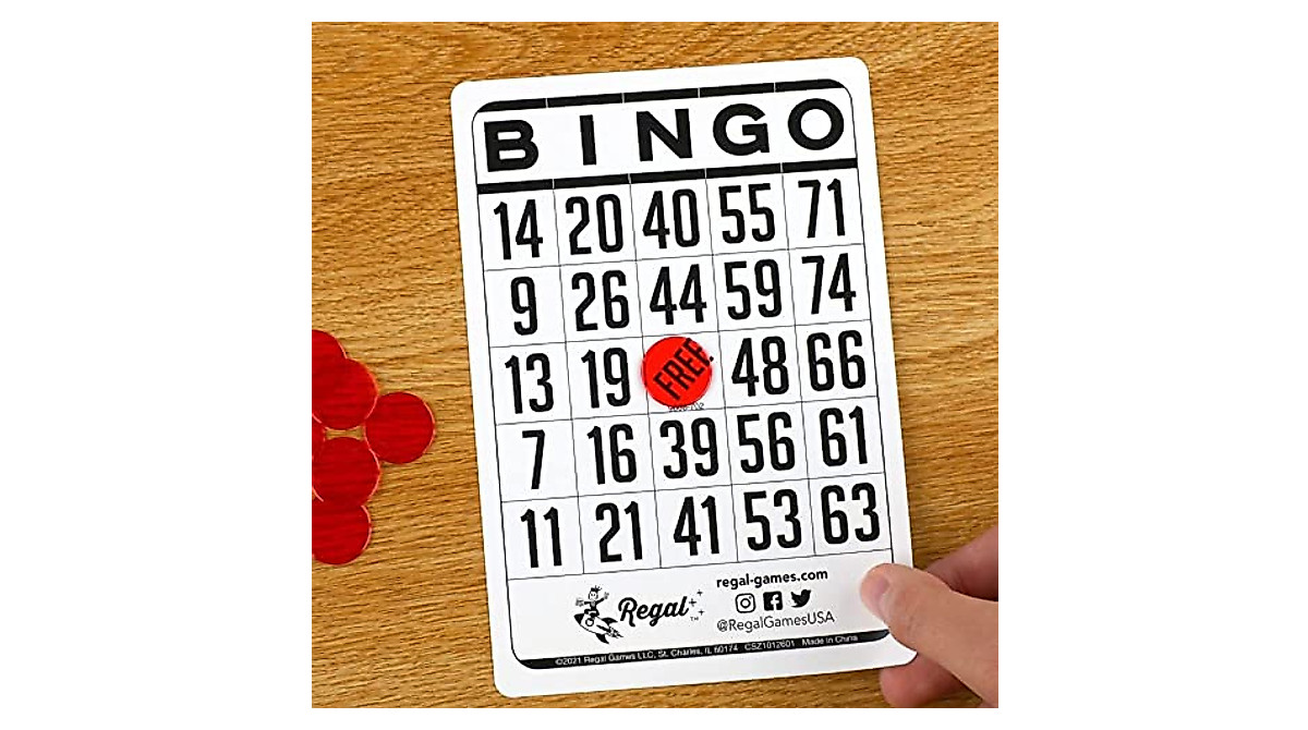 Classic Bingo Cards - 50 Durable, Reusable Cards for Fun & Games